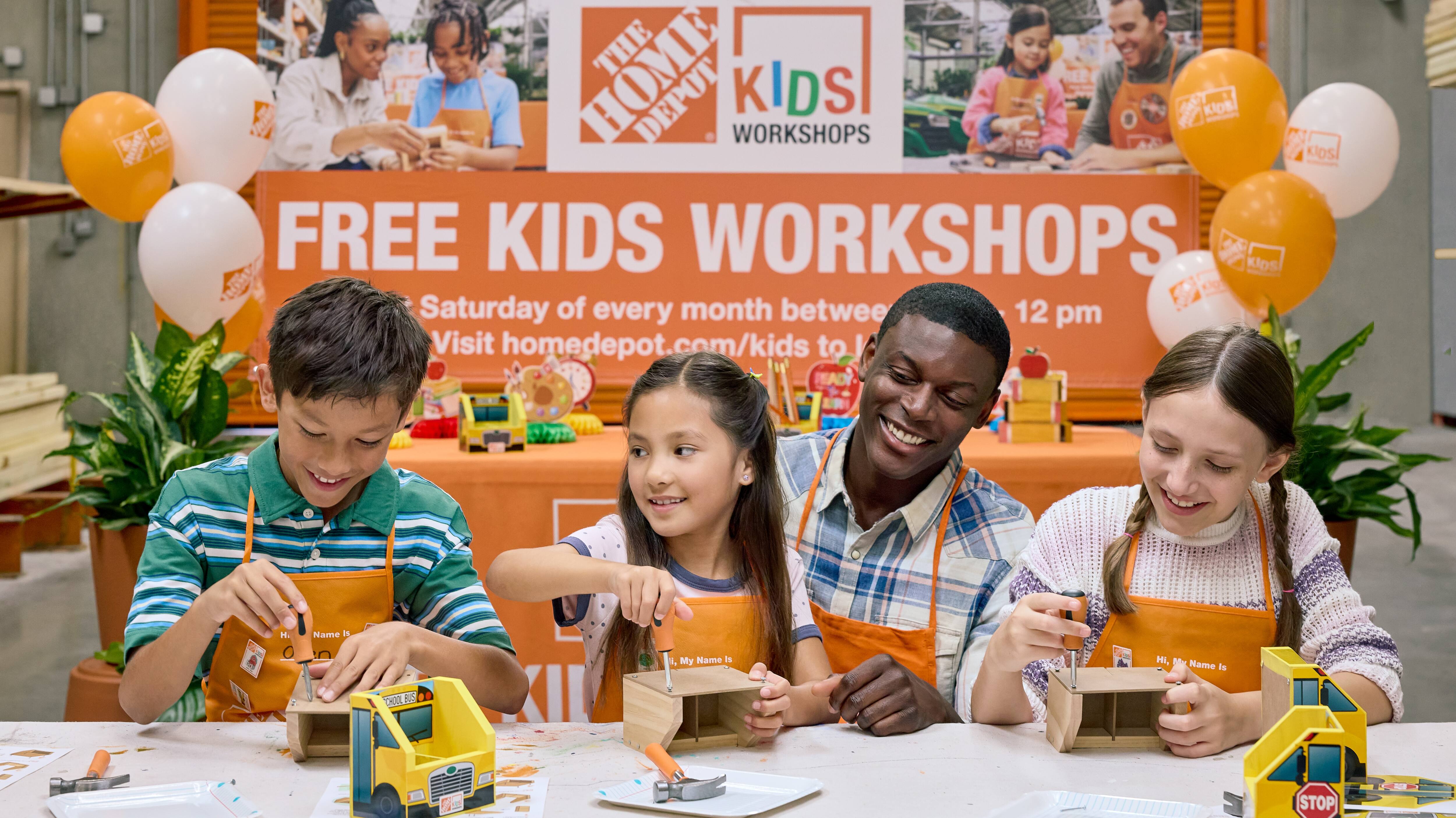 Kids Workshops: Activities & Crafts - The Home Depot